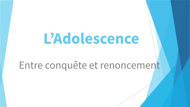 diapo santé mentale ado | Genially