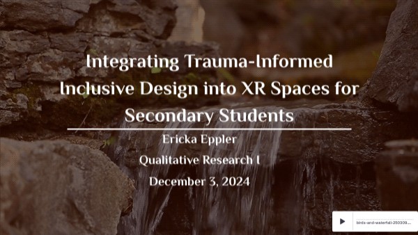 Trauma-Informed XR Spaces | Genially