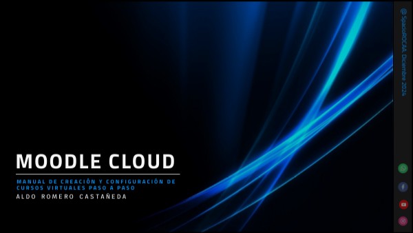 Moodle Cloud: Manual de creación y configuración de cursos virtuales. | Genially