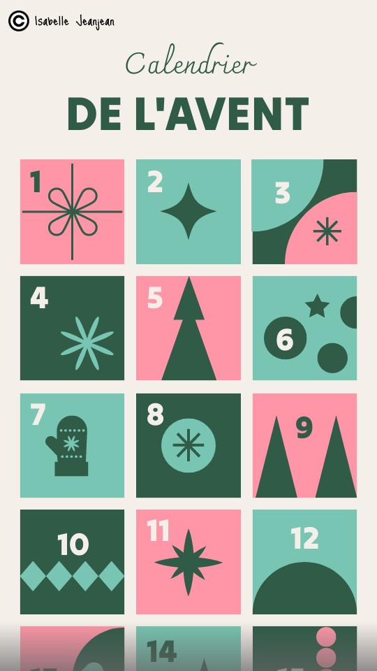 Calendrier de l'Avent Professionnel | Genially