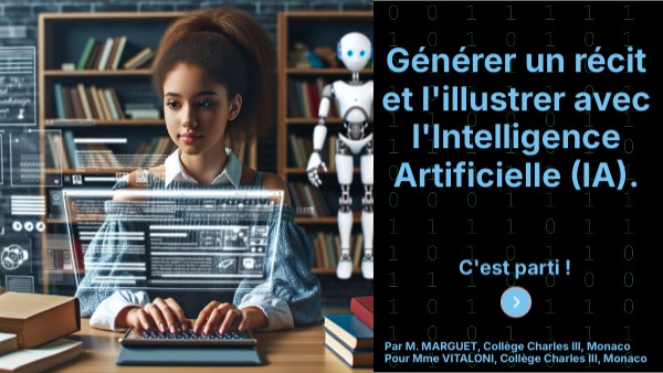 IA : Récit et Illustration | Genially