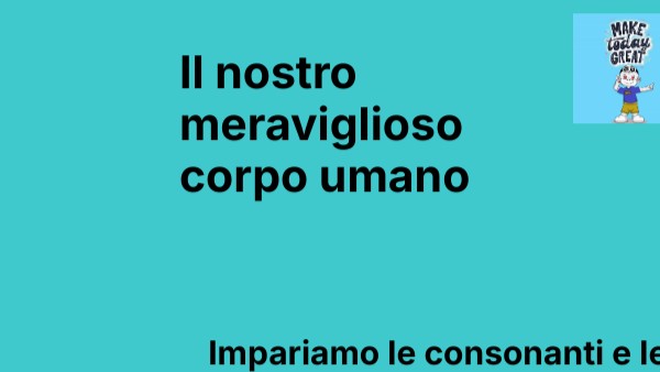 Gioco parti del corpo | Genially