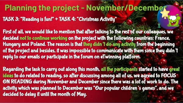 Planning November December | Genially