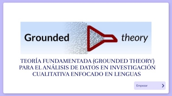 TEORÍA FUNDAMENTADA-GROUNDED THEORY | Genially