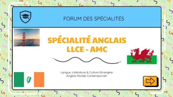 Présentation LLCE AMC | Genially