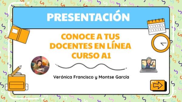 curso24/25-A1- Conoce a tu docente en línea | Genially