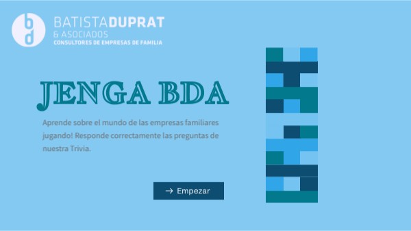 Jenga BDA | Genially