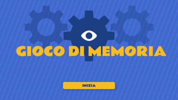 Gioco di memoria | Genially