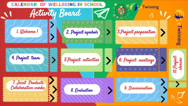 CALENDAR OF WELLBEING IN SCHOOL | Genially
