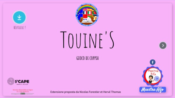 MOOC -Touine'S - gioco di coppia | Genially