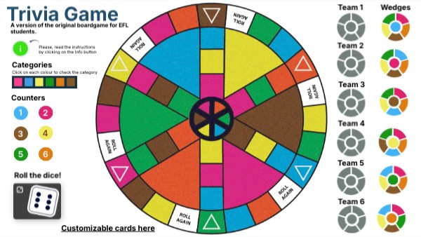 My Trivia Boardgame | Genially