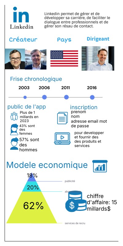 Modèle infographie Réseau Social | Genially