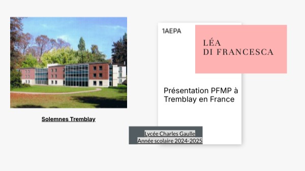 diapo pfmp | Genially