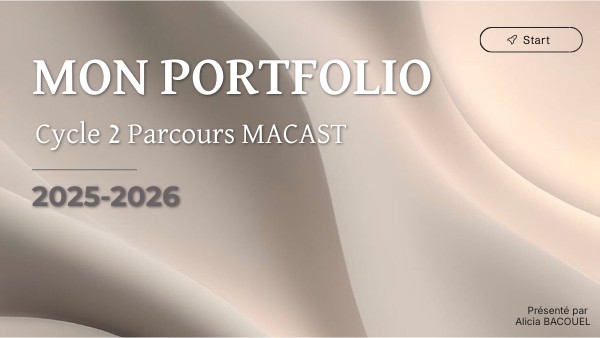 portfolio 2024-2025 | Genially