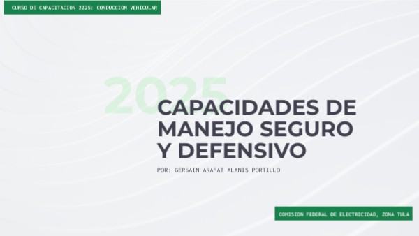CURSO DE MANEJO SEGURO Y DEFENSIVO | Genially