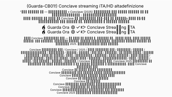 (Guarda-CB01!) Conclave streaming iTA/HD altadefinizione