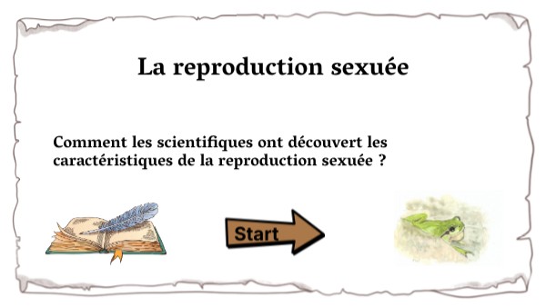 Histoire le la découverte de la reproduction sexuée | Genially