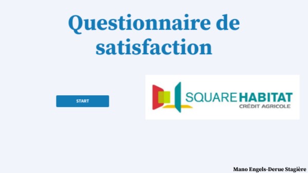 Questionnaire de satisfaction | Genially