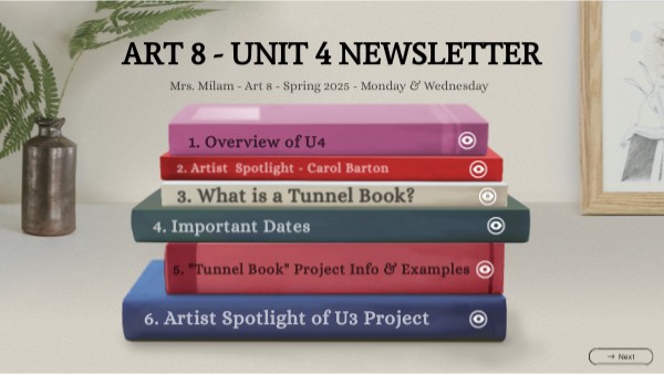 Art 8 - U4 Newsletter - MW Spring 2025 | Genially