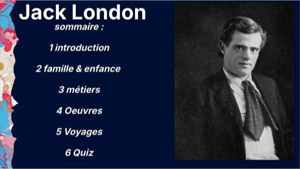 Exposé Jack London | Genially