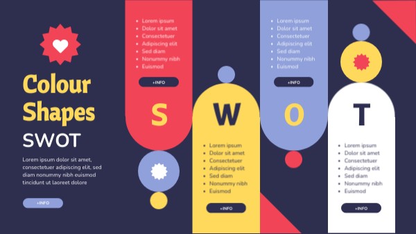 COLOR SHAPES SWOT | Genially