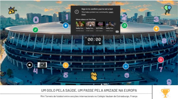 Olympics interactive image