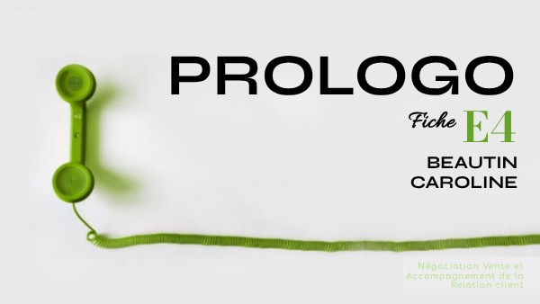 Présentation E4 NEGO | Genially