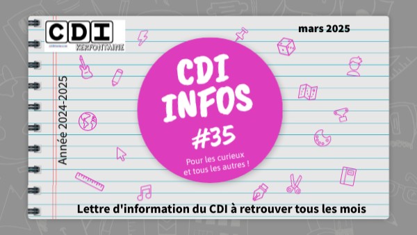 CDI INFOS Mars 2025 | Genially
