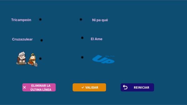 Unir con líneas ver prueba | Genially