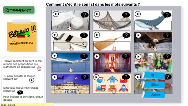 v1 - FLE _ Identifier les sons | Genially