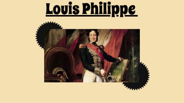 exposé louis philippe | Genially