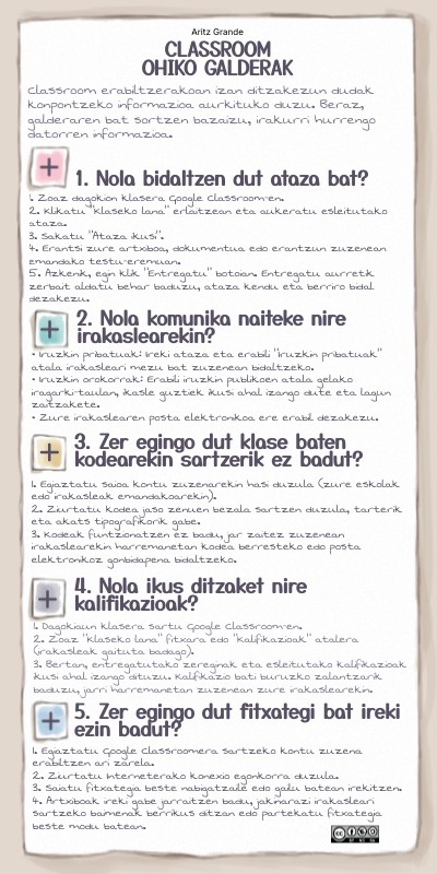 Ohiko galderak | Genially