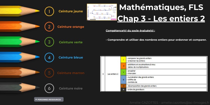 Maths FLS 3 - Les entiers 2 | Genially