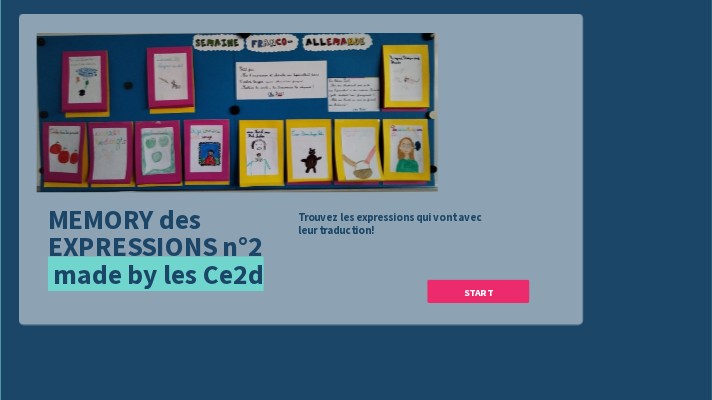 memory des expressions 2 | Genially