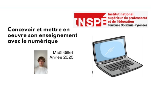 Portfolio S8 Maël Gillet | Genially