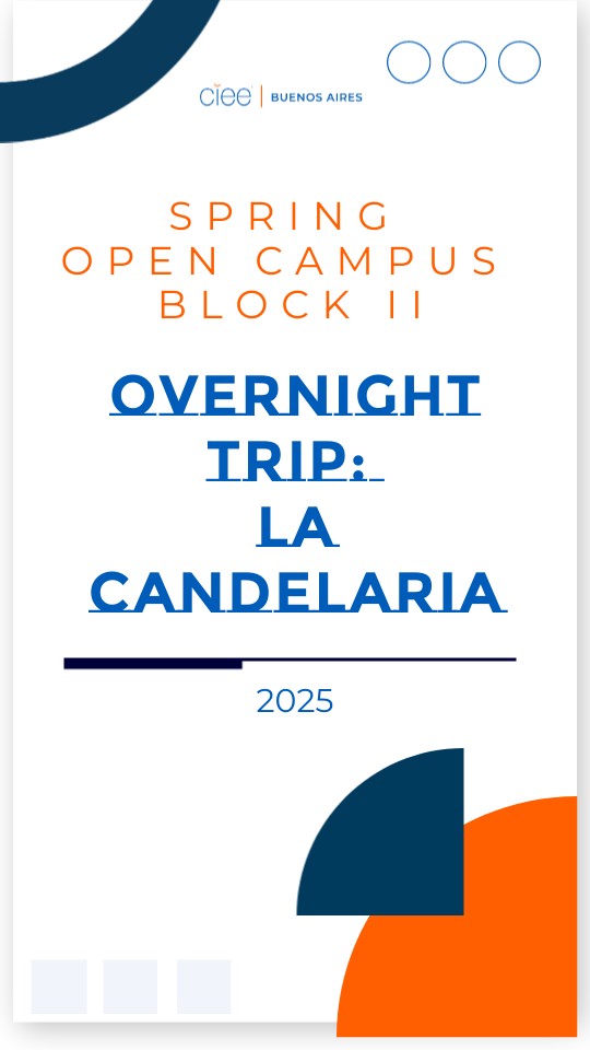 2025 SPRING OCBII- Overnight Trip: Estancia La Candelaria | Genially