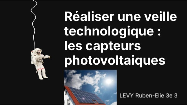 3°3/LEVY/Ruben-Elie/Les capteurs | Genially