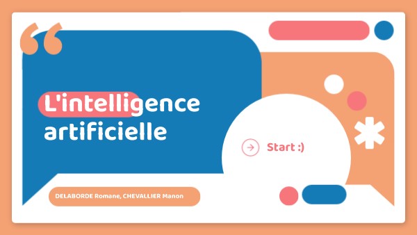 L'intelligence artificielle | Genially
