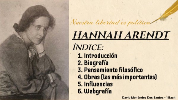 Hannah Arendt- David Menéndez Abdul | Genially