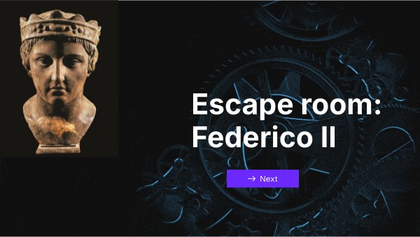 Escape Room: Federico II | Genially