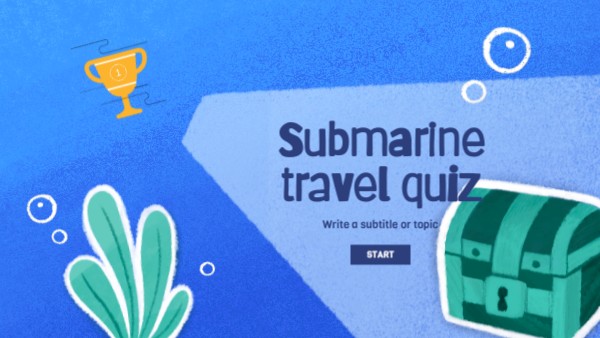 Quiz Voyage Sous-marin | Genially
