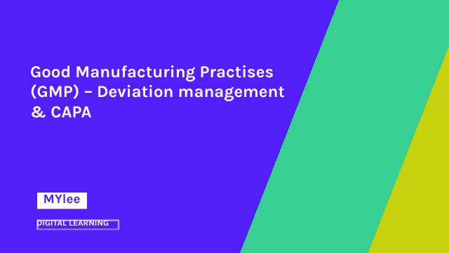 GMP Advanced Deviations&CAPA | Genially