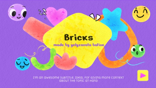 Bricks | Genially