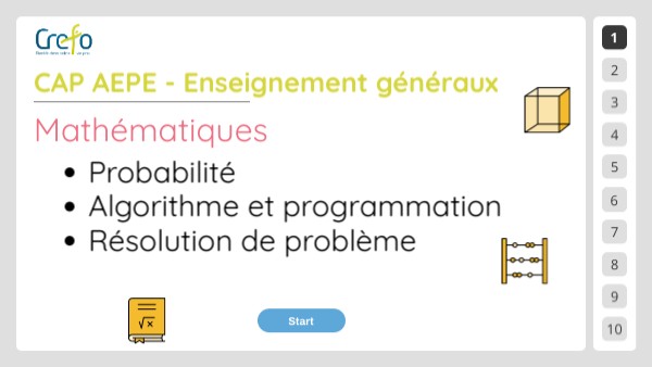 CAP AEPE _ Math _ Probabilité | Genially