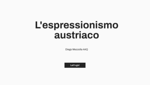 L'espressionismo austriaco | Genially