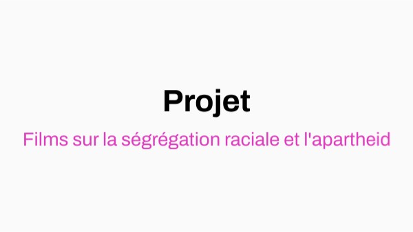 Projet | Genially