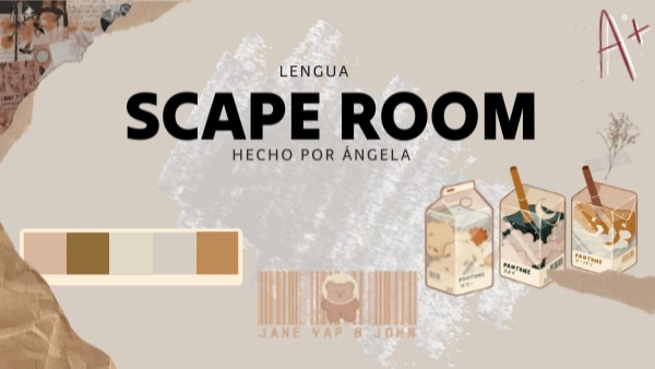 Scape Room lengua | Genially