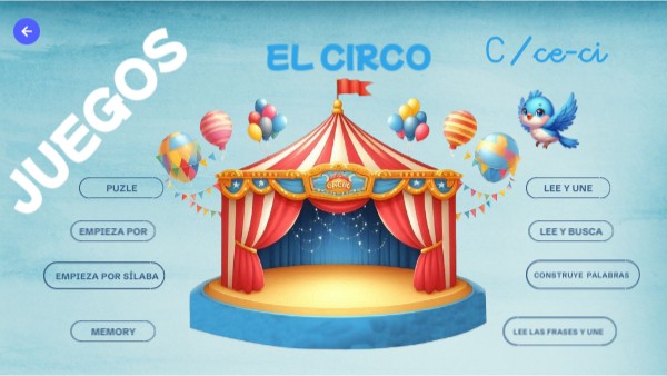 Juegos El circo C/ce-ci