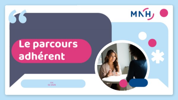 parcours adhérent | Genially