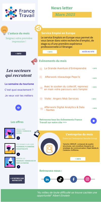 Newsletter février 2025 | Genially